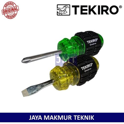 Jual Tekiro Obeng Mini Kecil Cebol Plus 2x38mm Min 6x38mm Original ...