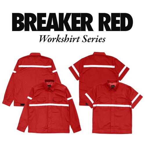 Jual BREAKER SERAGAM KERJA WEARPACK KEMEJA LAPANGAN MERAH - MERAH ...