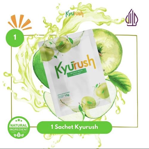 Jual Kyurush slim minuman diet serat fiber suplemen detox 1 sachet ...