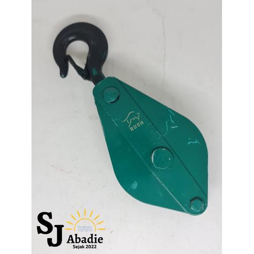 Jual Katrol Kapal Single Kerekan Besi RUSH 1/2 - 3 Ton - 4 Inch 1 Ton ...