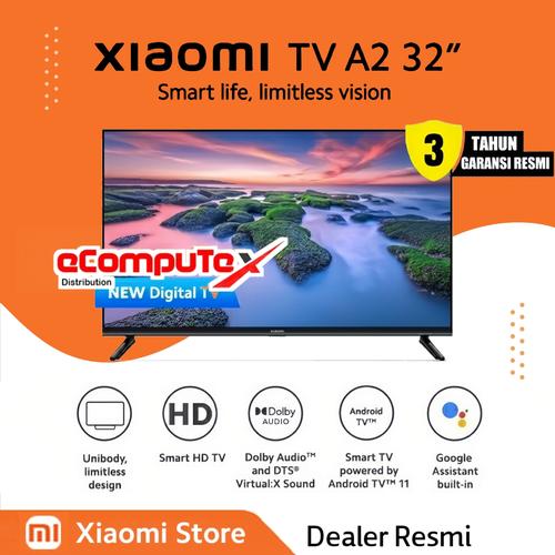 Jual XIAOMI TV A2 32 INCH SMART TV ANDROID DIGITAL MI UHD DOLBY HDR10 ...