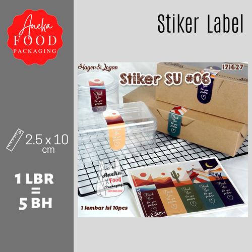 Jual Stiker label hiasan kue sticker tempelan goodie bag box kue hamper ...