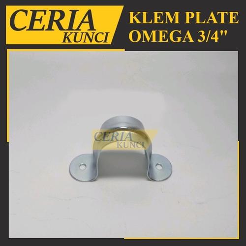 Jual Klem Plat Besi 1" / klem Omega 1" / Klem Pipa Galvanis 1" - Kab ...