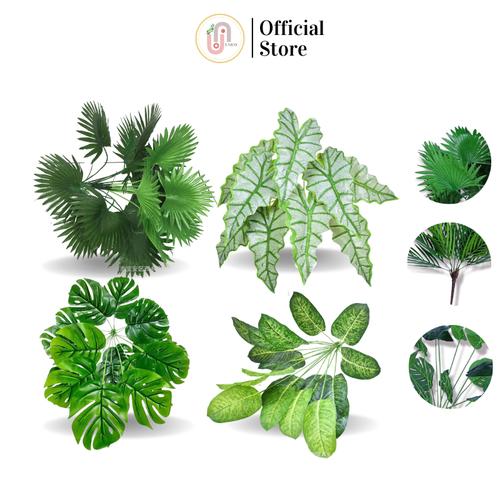 Jual Tanaman Hias Plastik Artificial Daun Hijau Dekorasi Pajangan ...