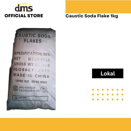 Jual caustic soda flake 1kg - Kab. Sidoarjo - DMS Laboratory | Tokopedia