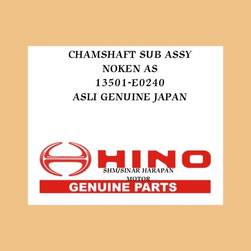 Jual CHAMSHAFT SUB ASSY NOKEN AS HINO 13501-E0240 ASLI HINO GENUINE ...
