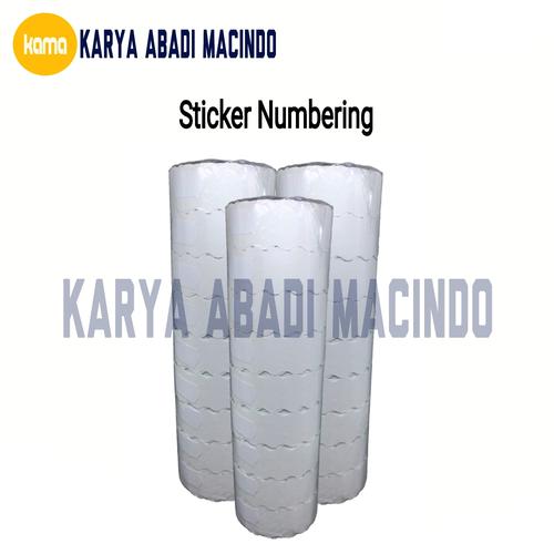 Jual STICKER NUMBERING BLITZ/ LABEL KERTAS UNTUK MESIN NUMBERING ...