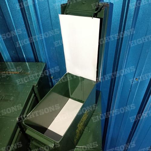 Jual Box Kotak Peluru PINDAD Serbaguna Bekas Kaleng Besi Multifungsi ...