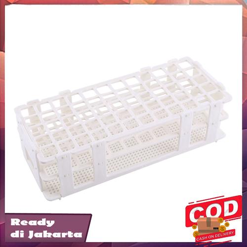 Jual Rak tabung reaksi / Rak test tube plastik import Polylab - Jakarta ...