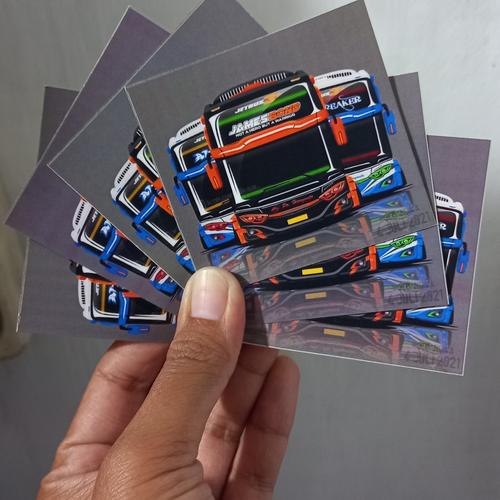 Jual 5 stiker bus Po. haryanto james bond , grosir sticker - Kab ...