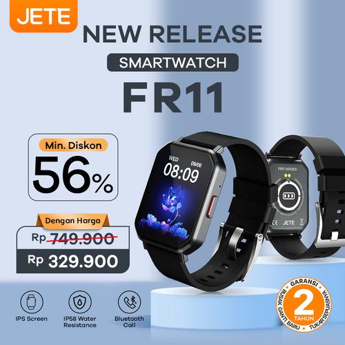Promo Smartwatch JETE FR11 Sport Mode With SpO2 100 Watch Face ...