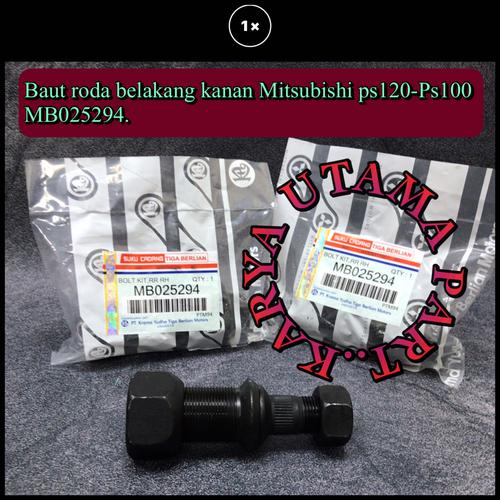 Jual Baut Roda Belakang Kanan Mitsubishi PS120/PS100 MB025294 - Jakarta ...