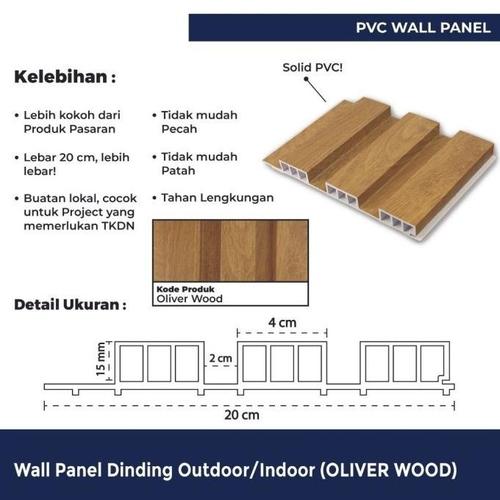 Jual Berkualitas Wall Panel Dinding Pvc Wpc Wood Wallpanel Kisi Kayu ...