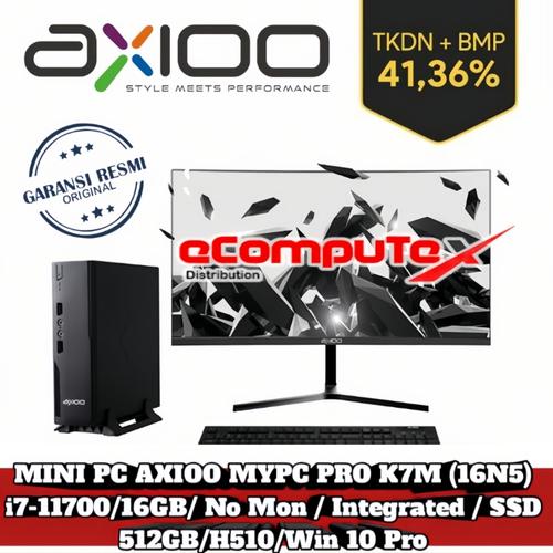 Jual MINI PC AXIOO MYPC PRO K7M (16N5) i7 16GB 512GB WIN 10 PRO TKDN ...