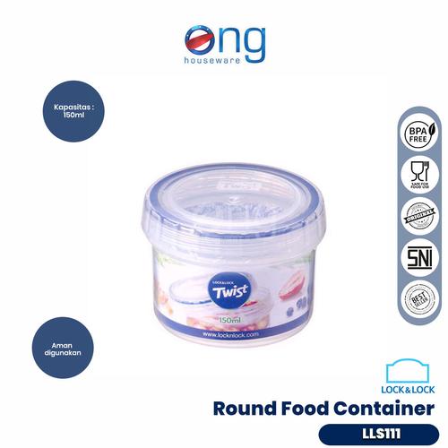 Jual Twist Round Food Container Toples Makanan Bulat 150ml LocknLock ...