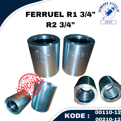 Jual Ferrule Sleeve R1 3/4" Inch dan R2 3/4" Inch Hydraulic Hose Besi ...