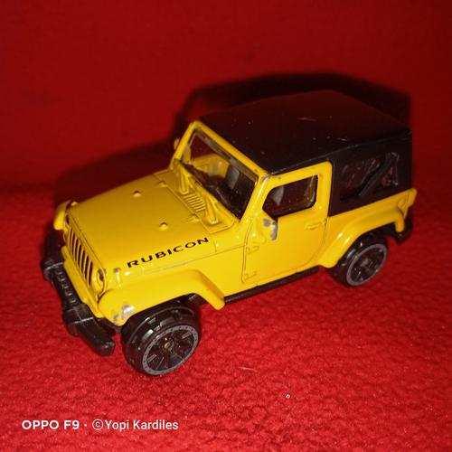 Mini Voiture Voiture Jouet Majorette Jeep Wrangler Rouge - Die-Cast ...