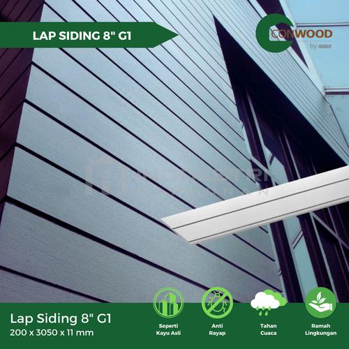 Jual Conwood Lap Siding 8 G1 / Conwood Wall Lap Siding (200 x 3050 x 11 mm) - Kab. Bogor ...