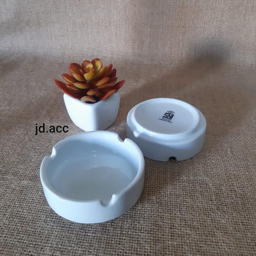 Jual Asbak keramik/Asbak polos/Asbak/Asbak kecil/Asbak putih/Asbak ...