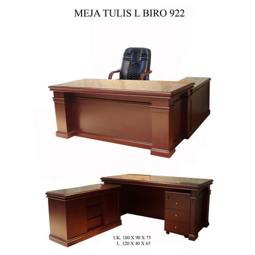 Jual MEJA KERJA DIREKTUR MINIMALIS KLASIK KANTOR SEKOLAH KAYU DIREKSI ...