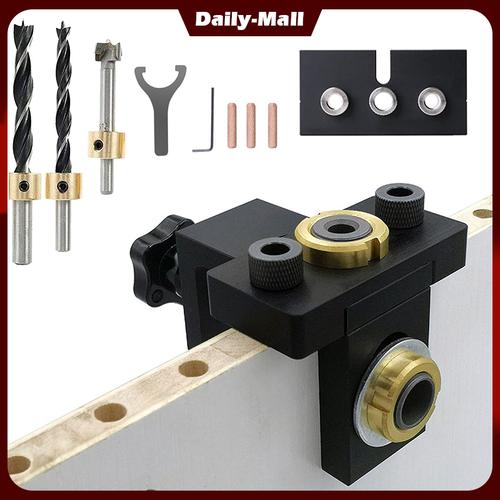 Jual 3-In-1 Adjustable Locating Pin Jig Woodworking Pocket Hole Jig ...