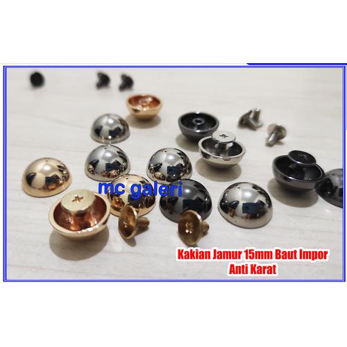 Jual KAKIAN JAMUR BAUT 15mm - KAKIAN TAS ANTI KARAT -PAKU BAUT-KANCING ...