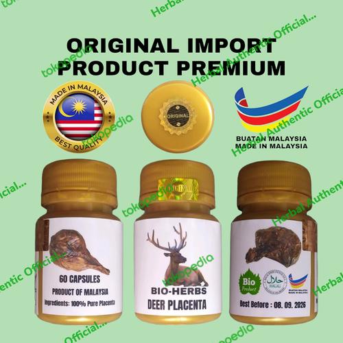 Jual DEER PLACENTA ORIGINAL IMPORT PRODUCT RUSA PLASENTA PREMIUM BIO HERBS - Kota Medan - Herbal ...