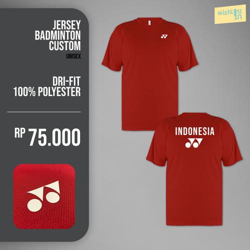 Jual Jersey Badminton Yonex - Lining - Victor - Mizuno Custom - PUTIH ...