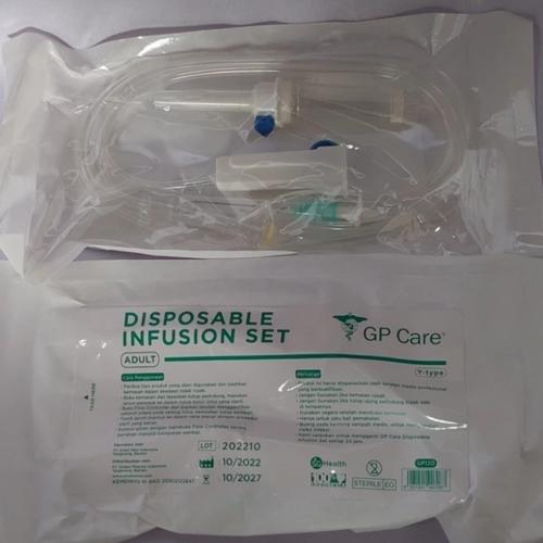 Jual INFUS SET DEWASA TIPE Y | GP CARE | INFUSION SET ADULT Y ...