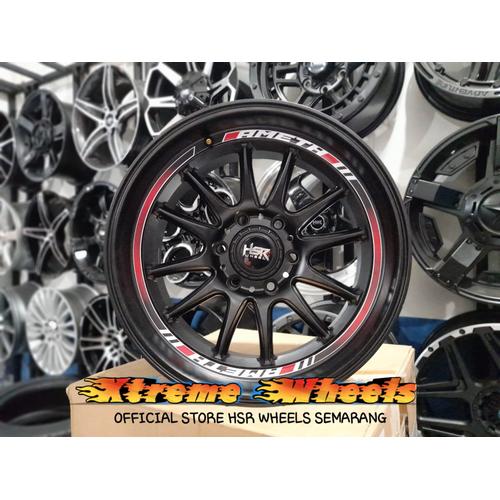 Jual velg racing hsr ameth r18 lebar 9,5 et 0 untuk fortuner pajero ...