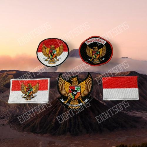 Jual Patch Bordir Lambang Garuda Indonesia Pancasila Paskibra Bordir ...