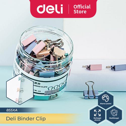 Promo Deli Binder Clip Klip Binder Penjepit Kertas Warna-Warni Pastel ...