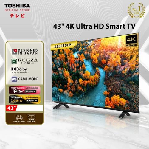 Jual LED TV 43 inch TOSHIBA 43E330LP Smart Digital 4K UHD TV - Jakarta ...