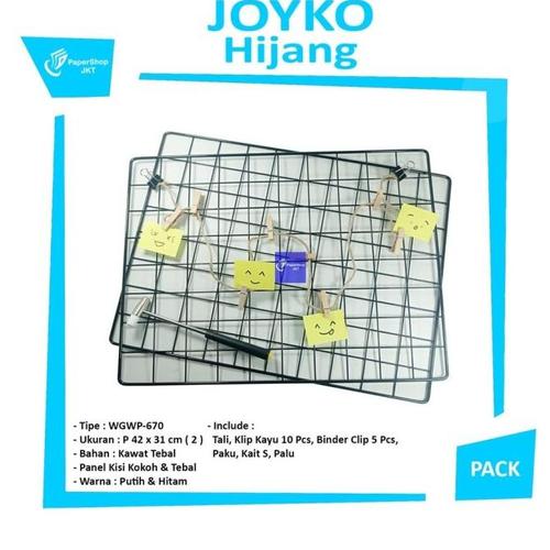 Jual Joyko - Wire Grid Wall Panel Hijang Panel Kawat Hiasan Dinding ...