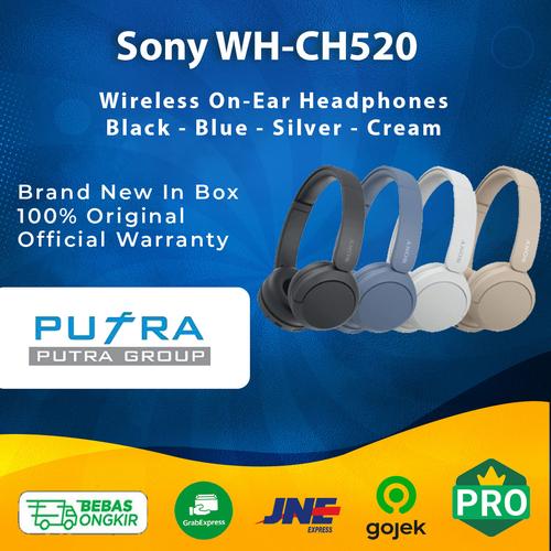 Jual Sony WH-CH520 Wireless On-Ear Headphones WH CH 520 Headset ...