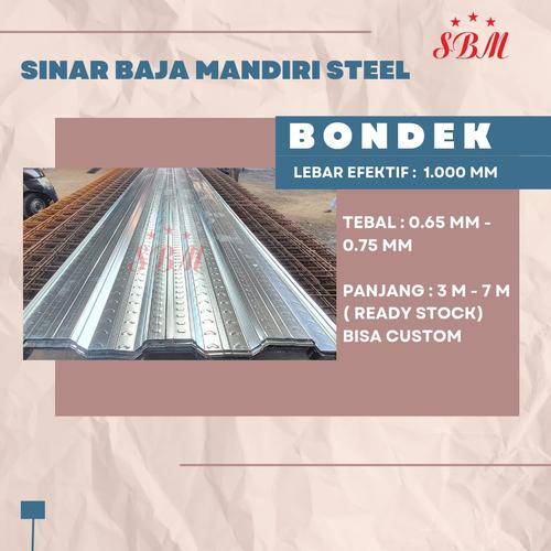 Jual Bondek 0.75 mm FULL - Kota Tangerang - SBM STEEL | Tokopedia