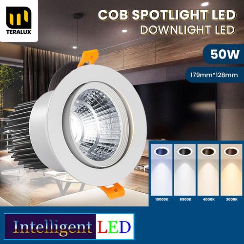 Jual TERALUX LED Downlight COB 50W Spotlight Ceiling Light Lampu ...
