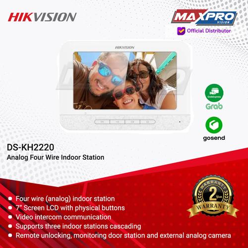Jual DS-KH2220 - HIKVISION ANALOG VIDEO INTERCOM INDOOR STATION ...