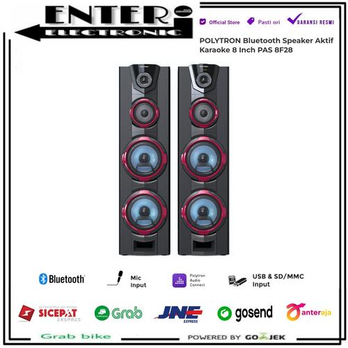 Promo POLYTRON PAS8F28 - ACTIVE SPEAKER AKTIF BLUETOOTH USB KARAOKE PAS ...