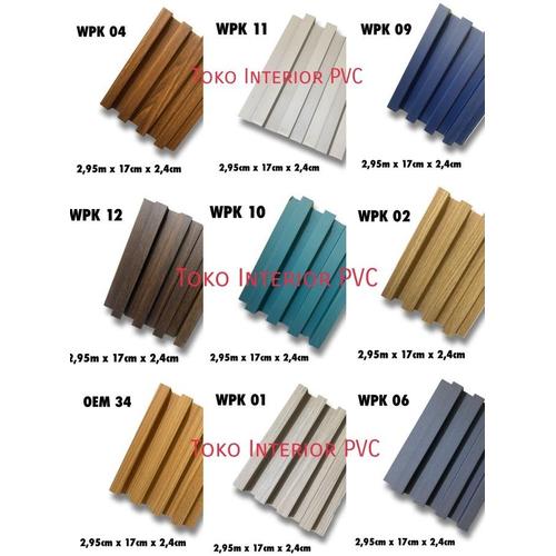 Jual Wall Panel Wpc Indoor Wpc Fluted Panel Panjang 2.9M [Ready ...
