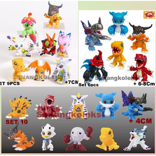 Jual Digimon Adventure AGUMON Action Figure Set isi 9 - Set 6 - Jakarta ...