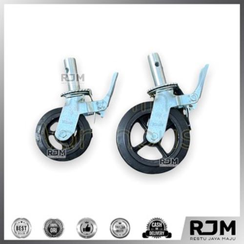 Jual MULLER Roda Steger Scaffolding 6 8" inch Perancah Karet - 6 ...