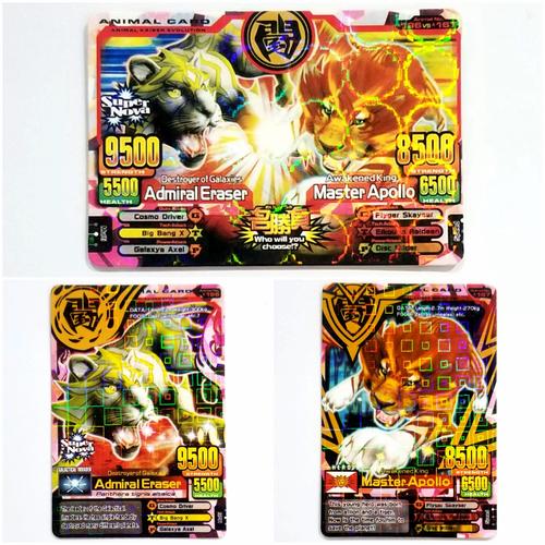 Jual Kartu Bos Animal Kaiser Ultra Rare AdmiralEraser Master Apollo KW ...