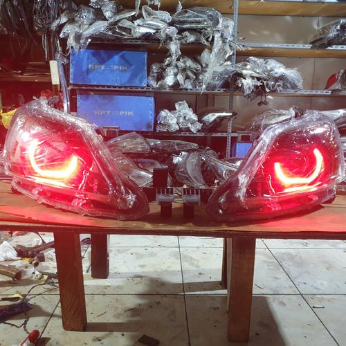 Jual headlamp lampu depan innova 2012-2013-2014 custom second pnp ...