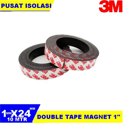 Jual Magnet Tape / Magnet Flexible / Stiker Magnet 3M /Uk 1 in x 2mm ...