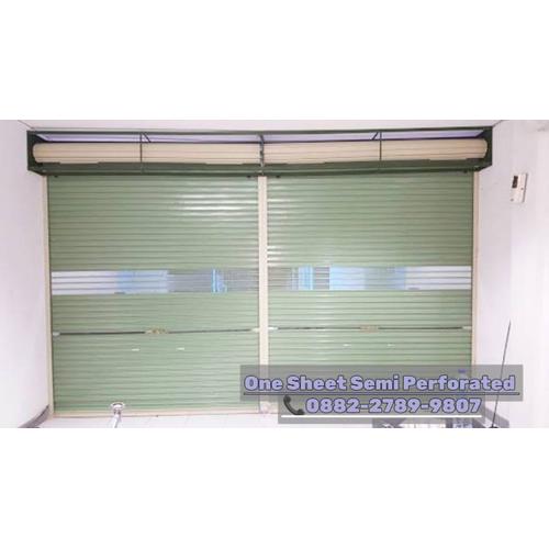 Jual semi perforated kombinasi rolling door one sheet - Jakarta Selatan ...