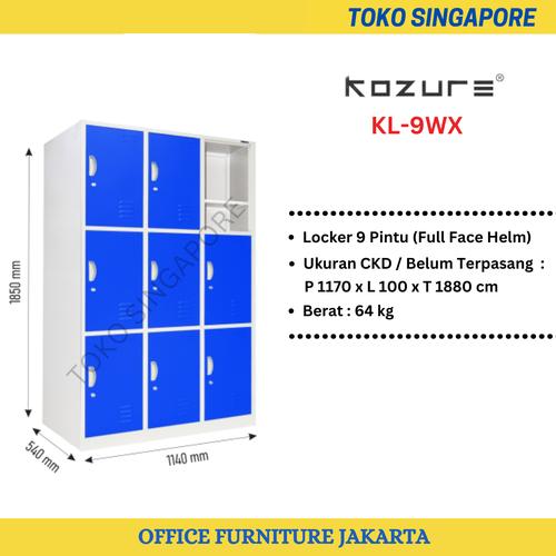 Jual LOCKER 9 PINTU KOZURE KL-9WX (MUAT HELM) - Jakarta Barat - Toko ...