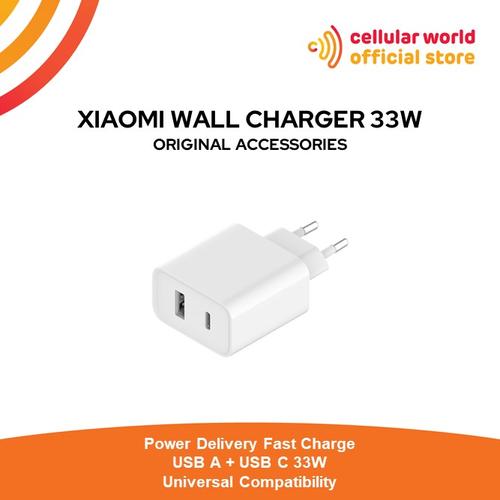 Jual Xiaomi Mi 33W Wall Charger (Type-A + Type-C) - Jakarta Selatan ...