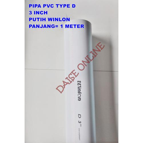 Jual PIPA PVC 3 INCH 1 METER PUTIH WINLON - Kab. Sidoarjo - DAISE ...