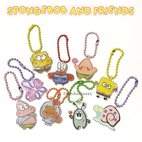 Jual spongebob acrylic keychain gantungan kunci patrick lucu ...